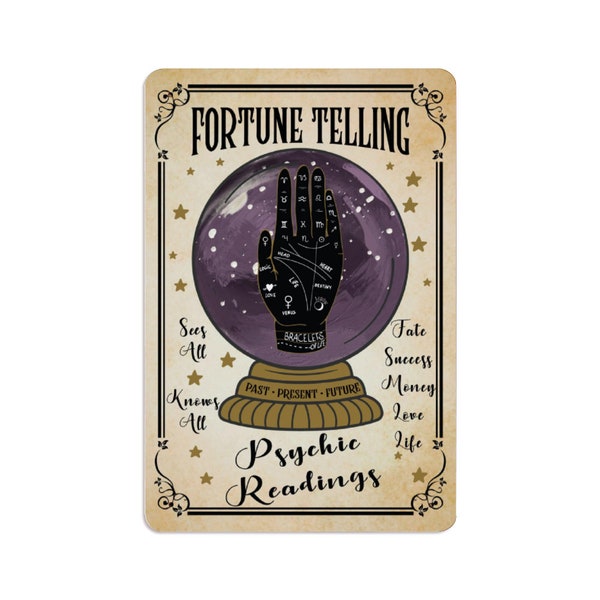 Fortune Teller Sign - Etsy