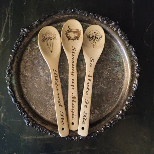 Seek Magic Everyday Kitchen Witch Decorative Spoon Set of 3 - Etsy