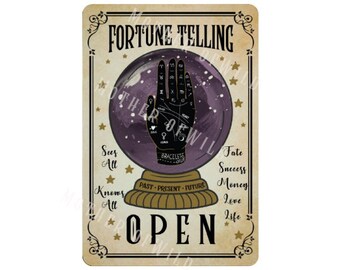 Crystal Ball Sign | Etsy