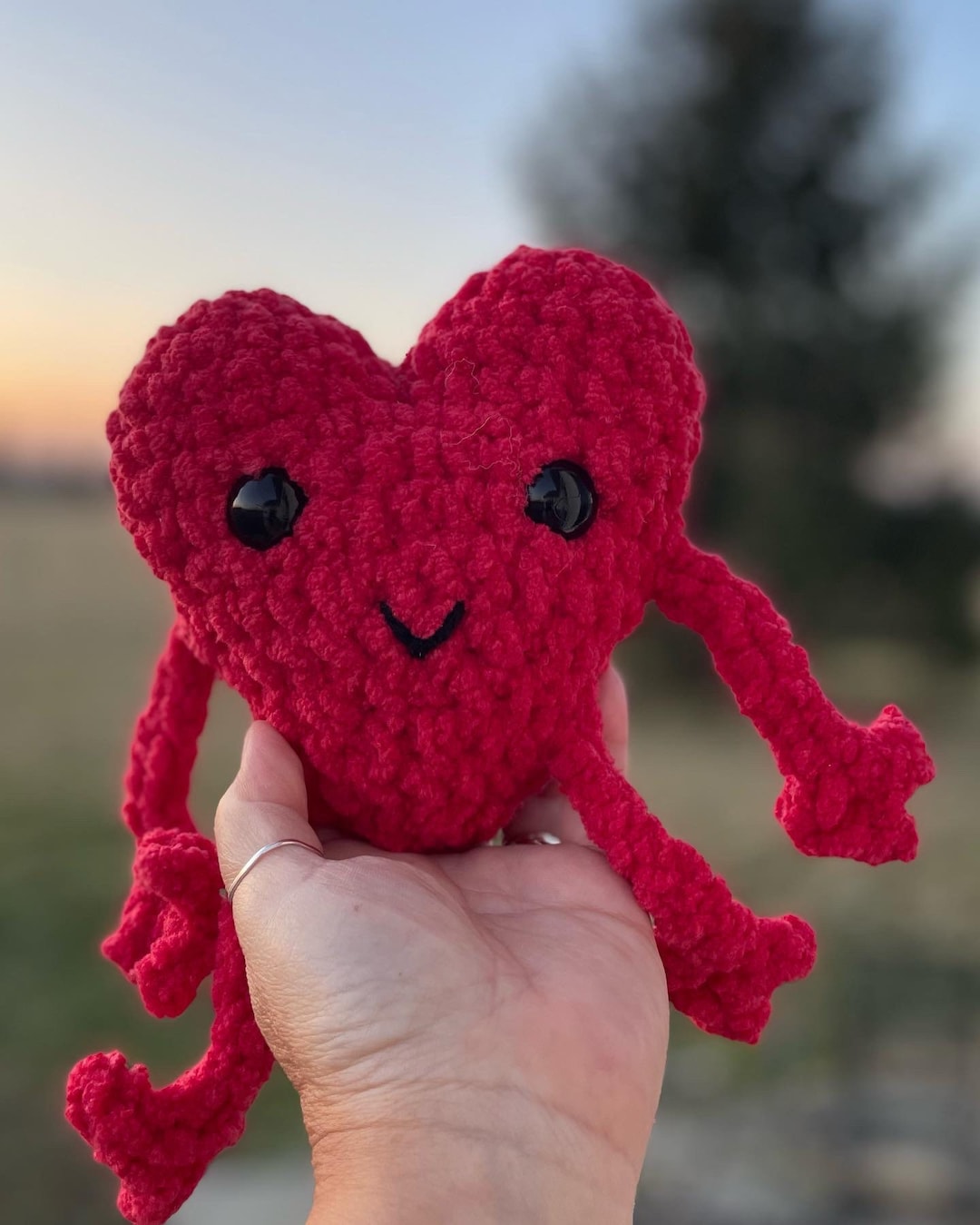 Valentine Plushie, Heart Plushie,toy,stuffed Animal,squish-mallow ...