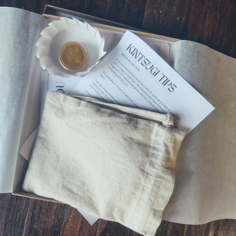 Kintsugi Repair Kit Gift - Kintsugi Kit, Zero Waste Gift, Sustainable ...