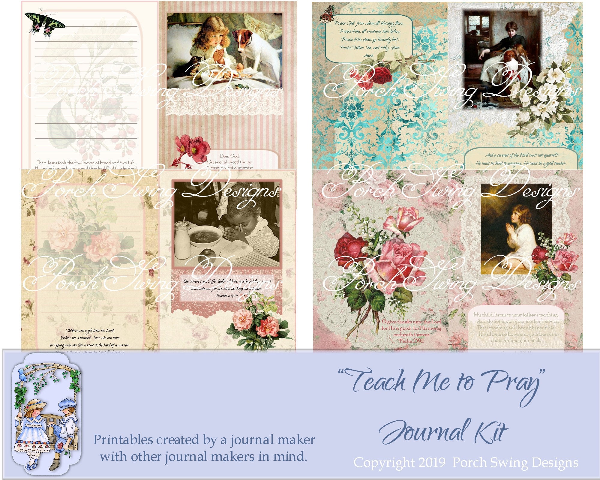 Teach Me to Pray Prayer Journal Kit Printable Prayer - Etsy