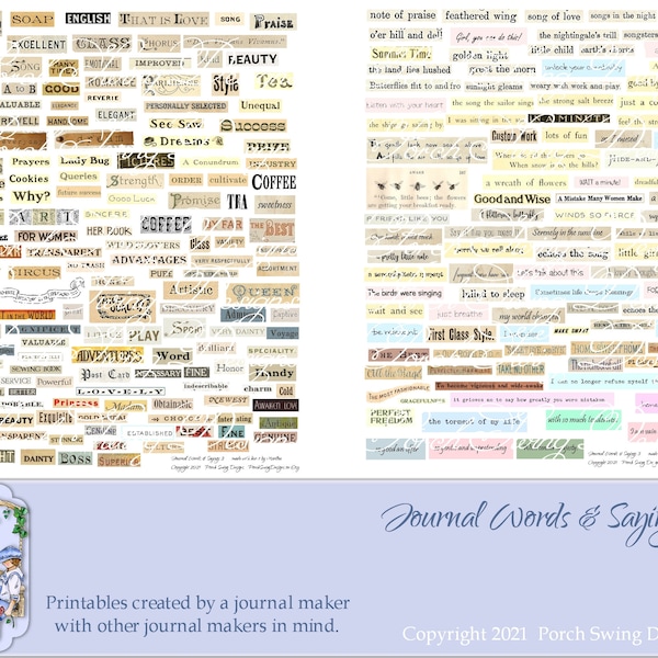 Mixed Media Word Art - Etsy