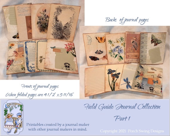 Field Guide Journal Collection Part 1 Nature Mini-journal - Etsy UK