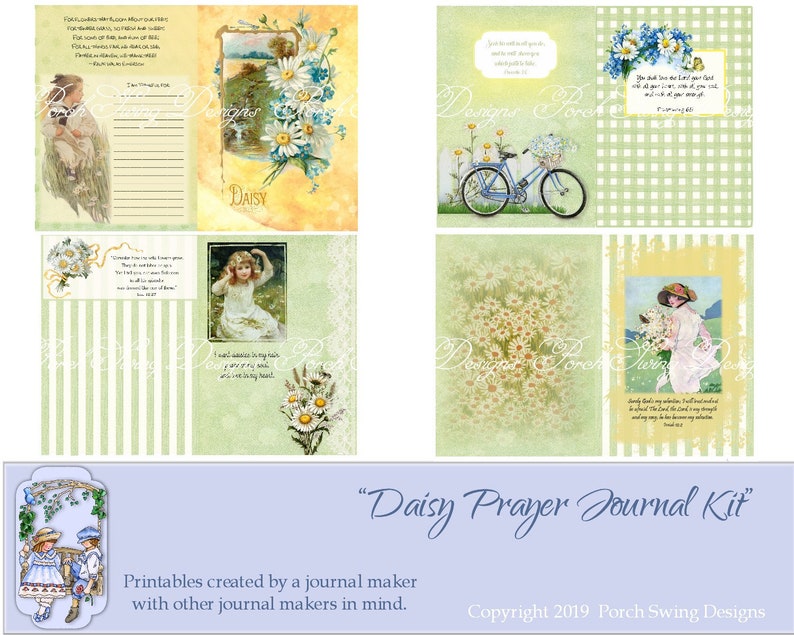 Daisy Prayer Journal Kit Digital Prayer Journal, Printable Prayer ...