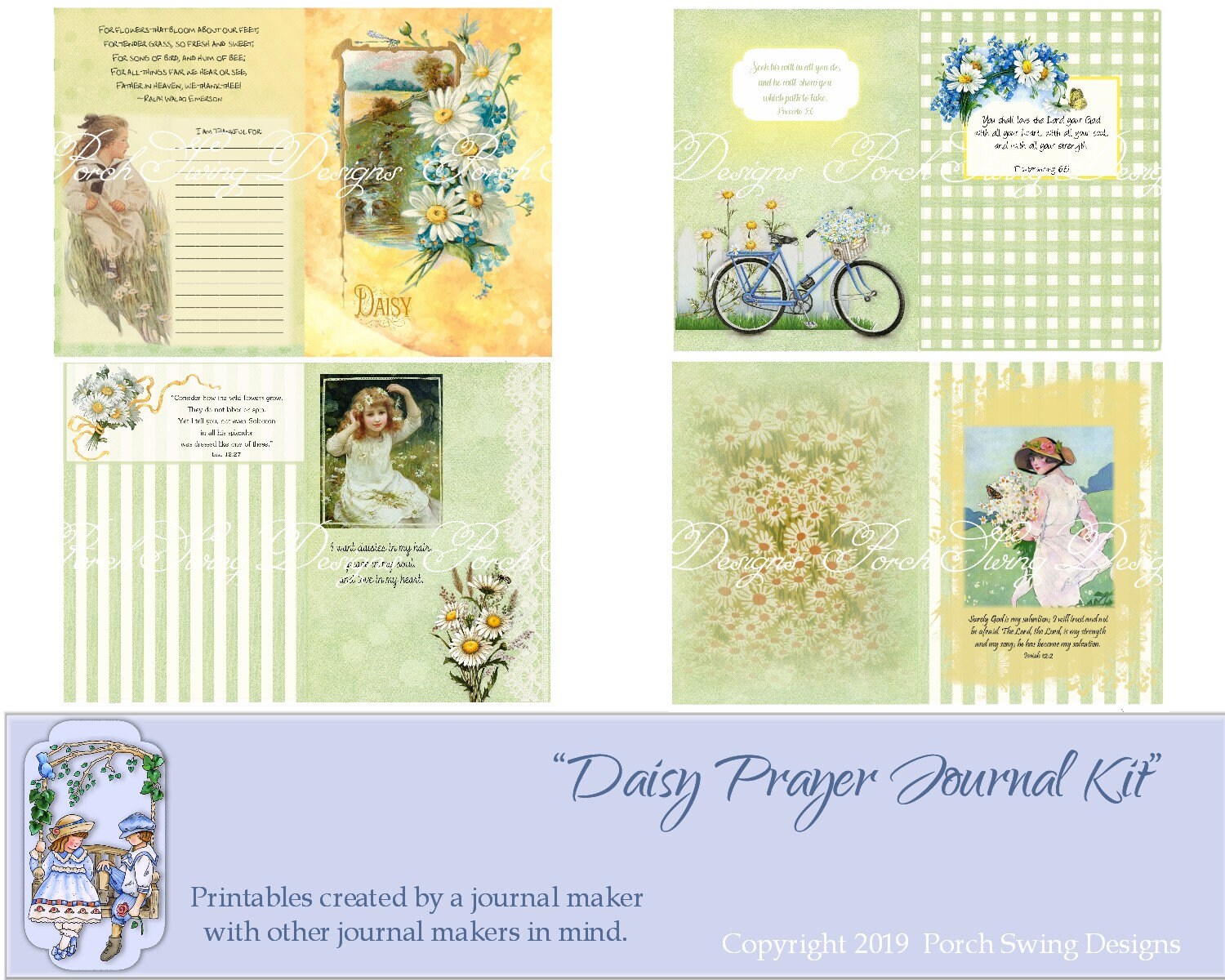 Daisy Prayer Journal Kit Digital Prayer Journal, Printable Prayer ...