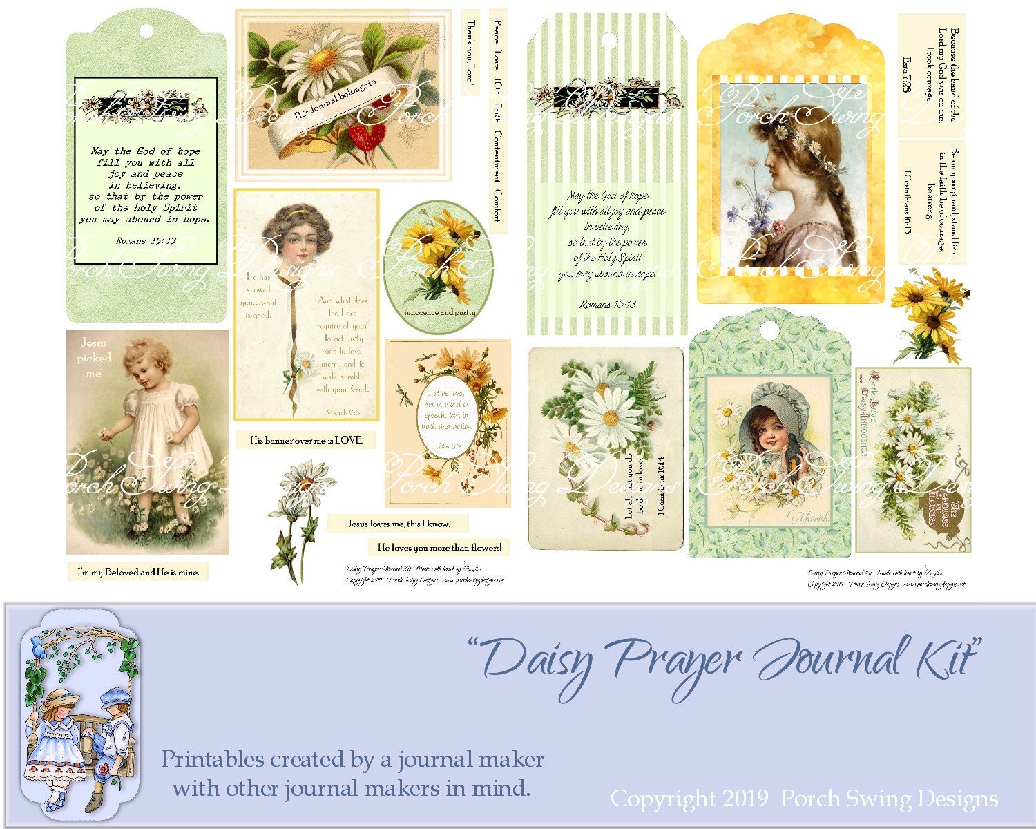 Daisy Prayer Journal Kit Digital Prayer Journal, Printable Prayer ...