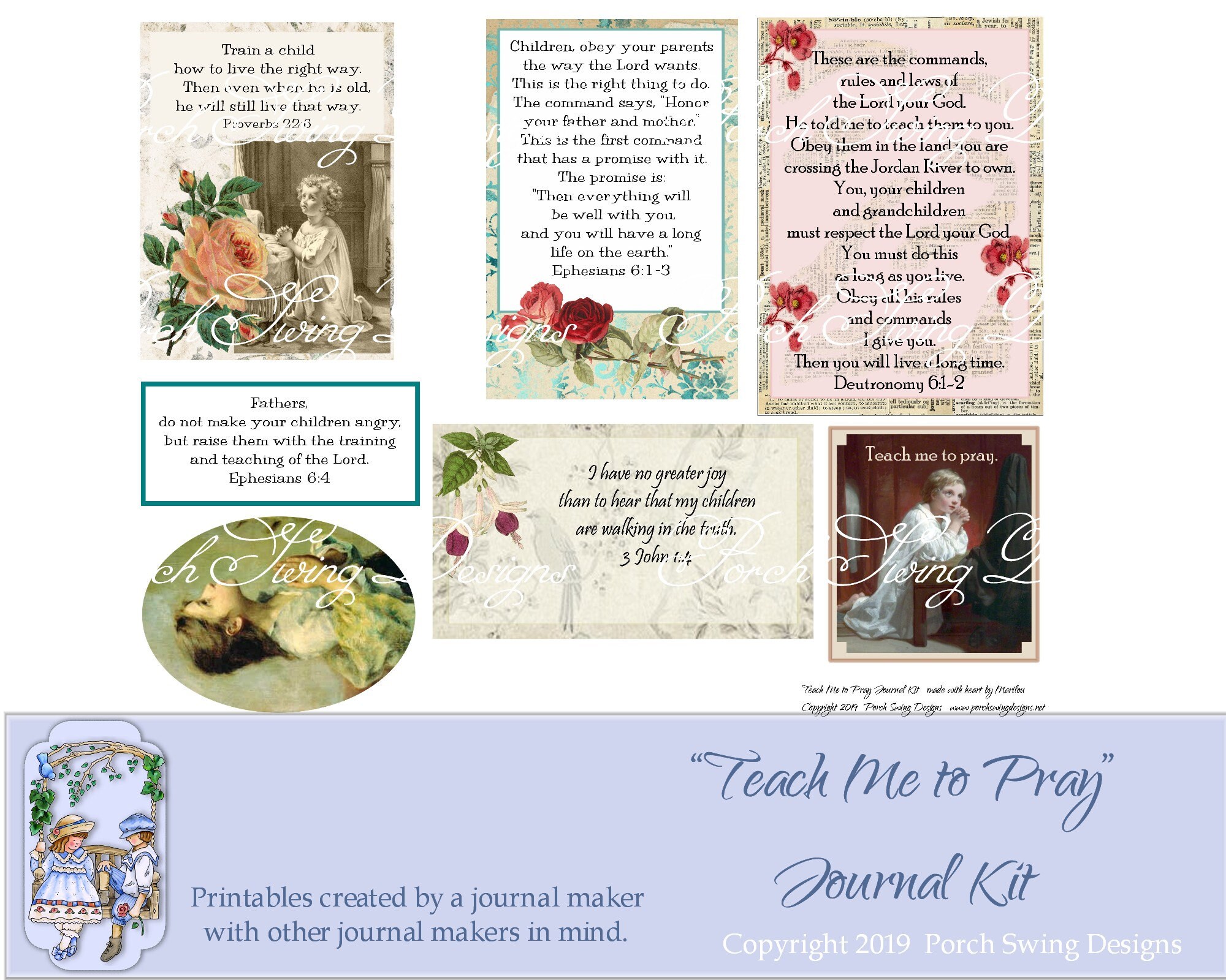 Teach Me to Pray Prayer Journal Kit Printable Prayer - Etsy