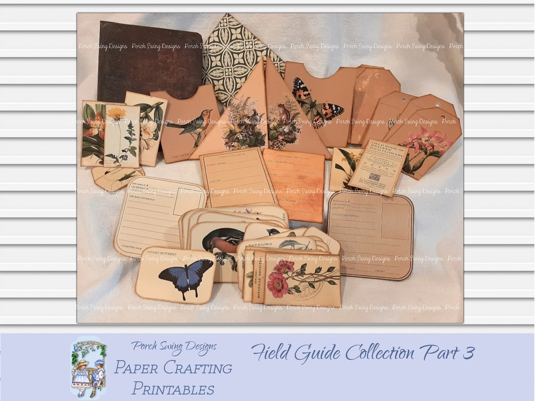 Field Guide Journal Collection Part 3 - Nature Mini-journal Pages ...