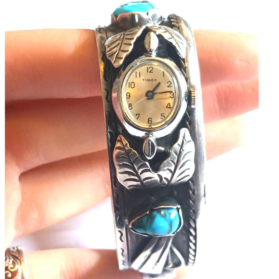 Native American Navajo Turquoise Watch Cuff Vintage 52g (1313) - Etsy