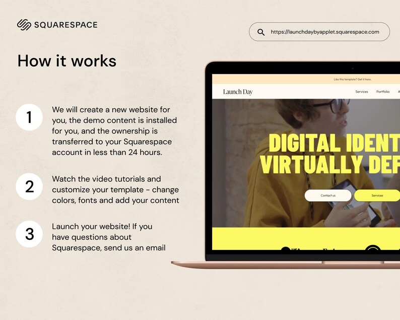 Modern Squarespace Template for Service-based Businesses, Experts ...