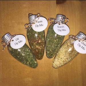 Dip Mix Ornaments, 4 Pack Dip Mix Lightbulb Ornaments , Tailgate Dip ...