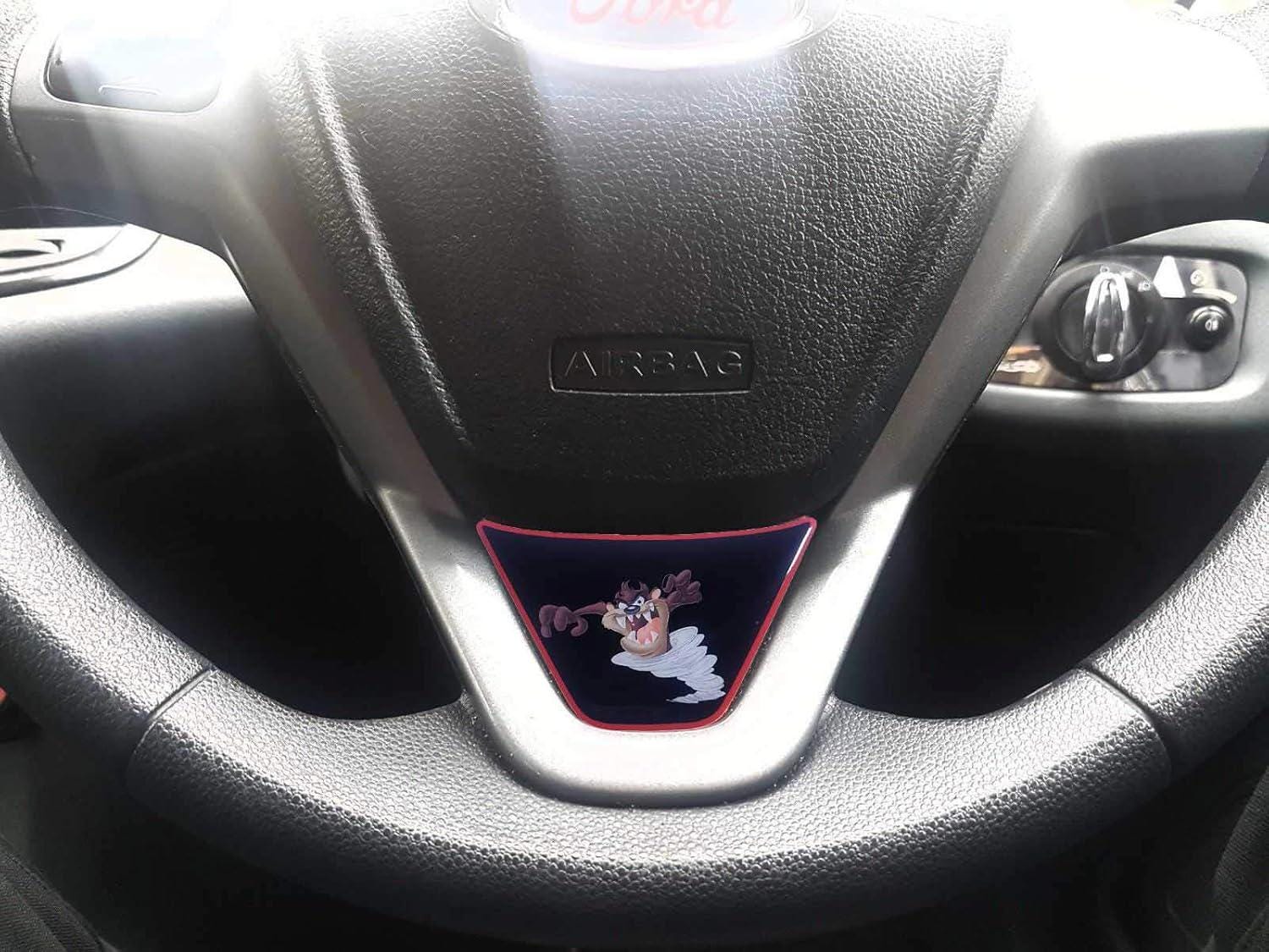 Domed Steering Wheel Cartoon Taz Any Colour Ford Fiesta Mk7, Ecosport ...