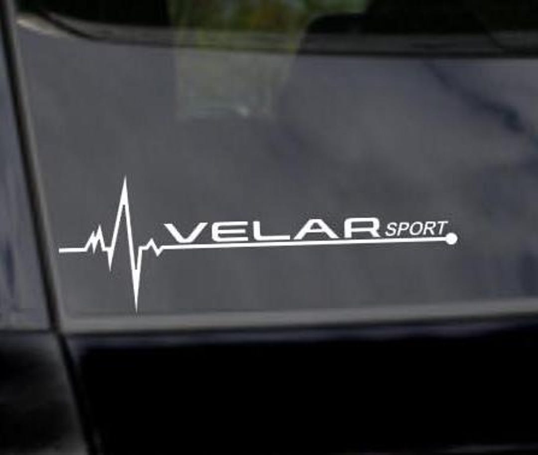 Racing Window Decal Velar Range Universal Window Body SE, Autobiography ...