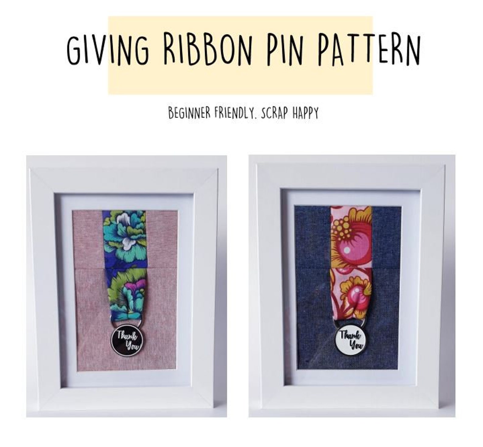 GIVING RIBBON Pin PATTERN Pdf Pattern Diy Instant Download - Etsy