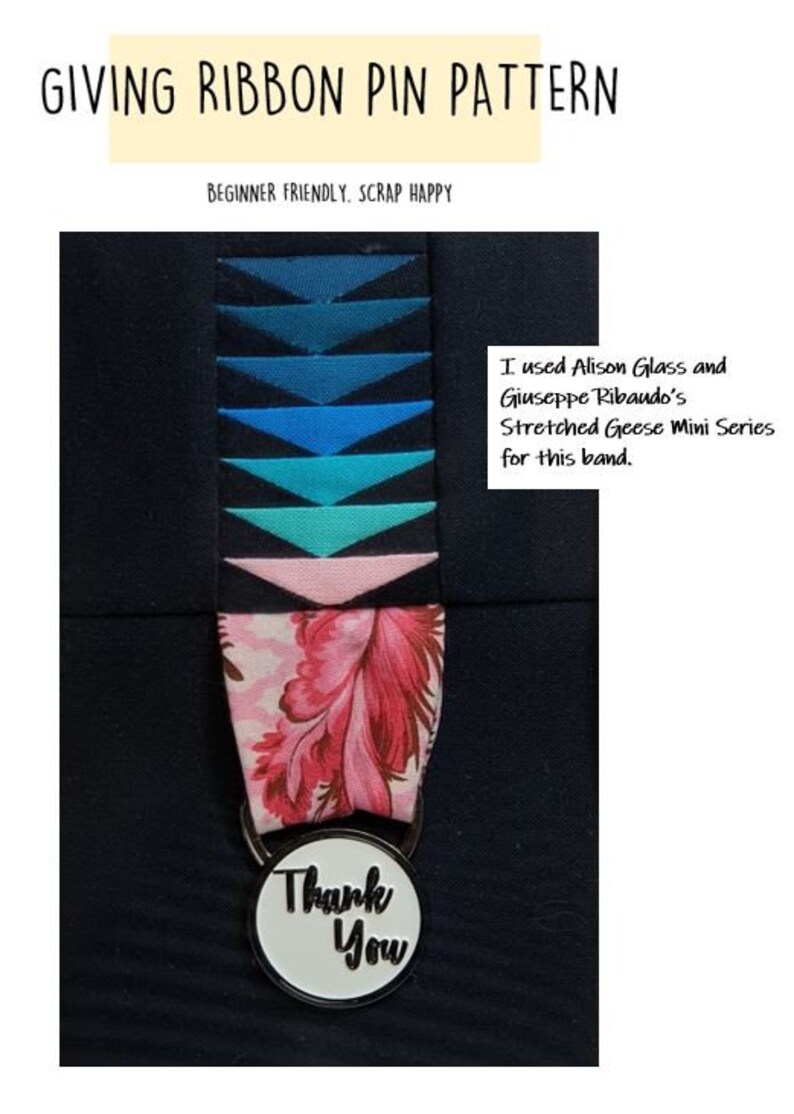GIVING RIBBON Pin PATTERN Pdf Pattern Diy Instant Download - Etsy