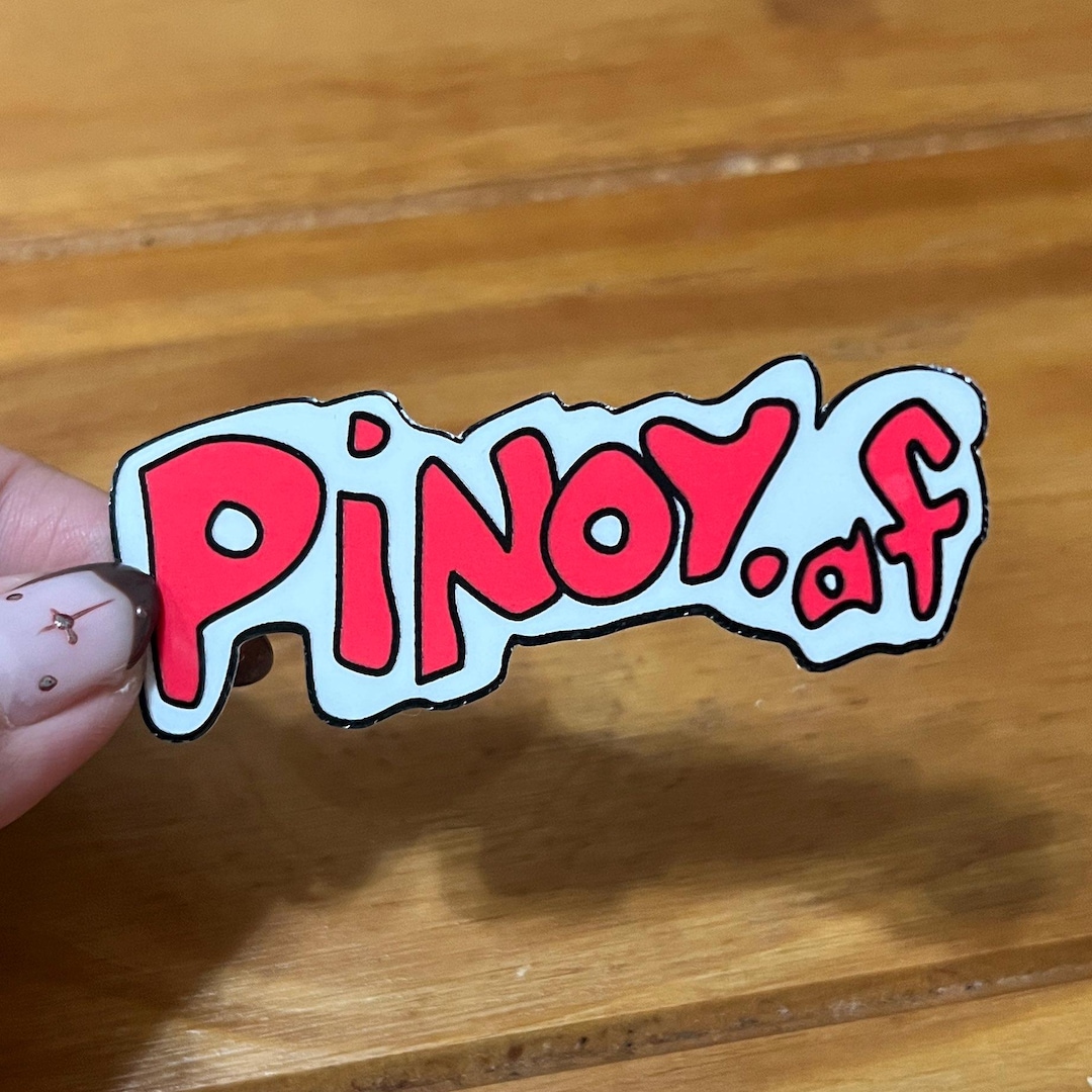 Pinoy AF Filipino Inspired Aesthetic Sticker for Laptop Water Bottle ...