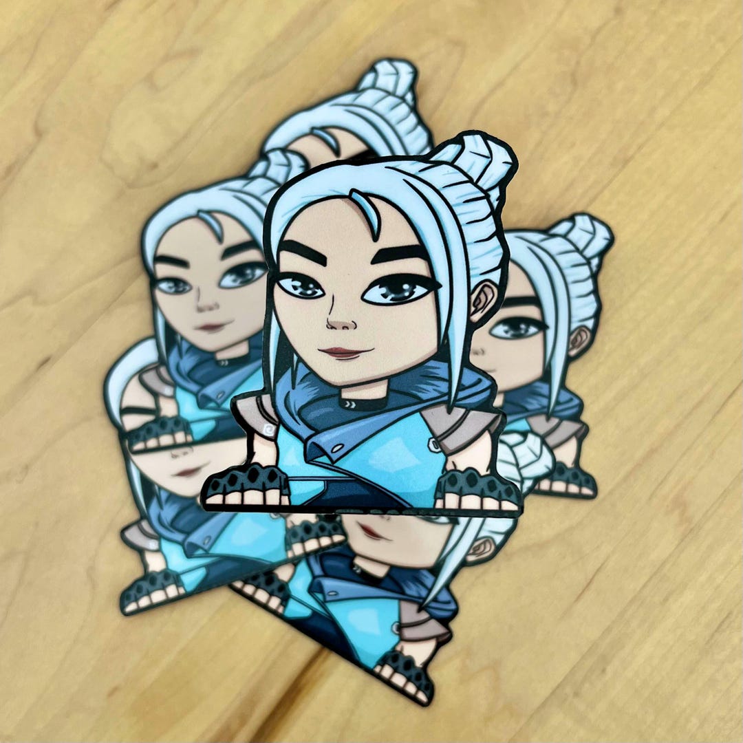 Agent Jett VALORANT Inspired Sticker for Gamer Gift for Friend PC Gamer ...