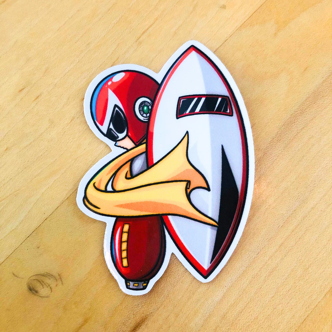 Sticker Protoman Cannon Buster Inspired CAPCOM Creator Sticker for ...
