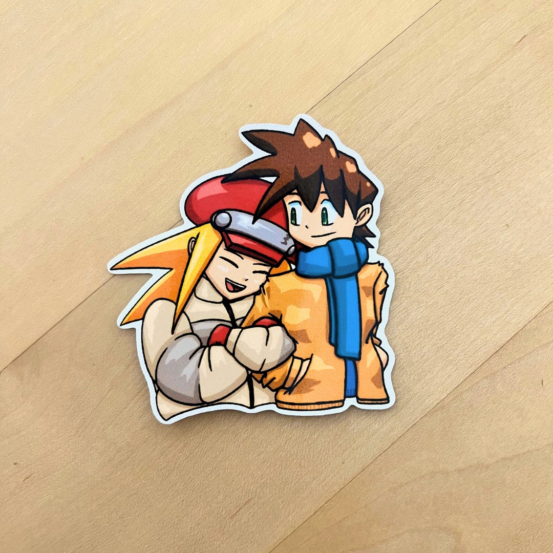 Blue Fighter Man Capcom Inspired Retro Present for Brother and Sister ...