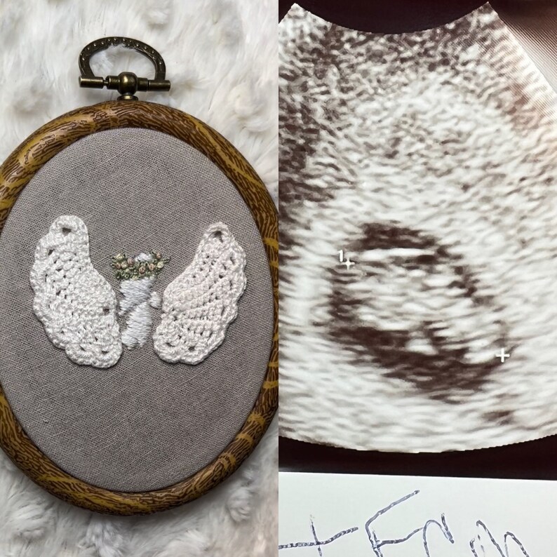 Ultrasound Angel Baby Keepsake - Etsy