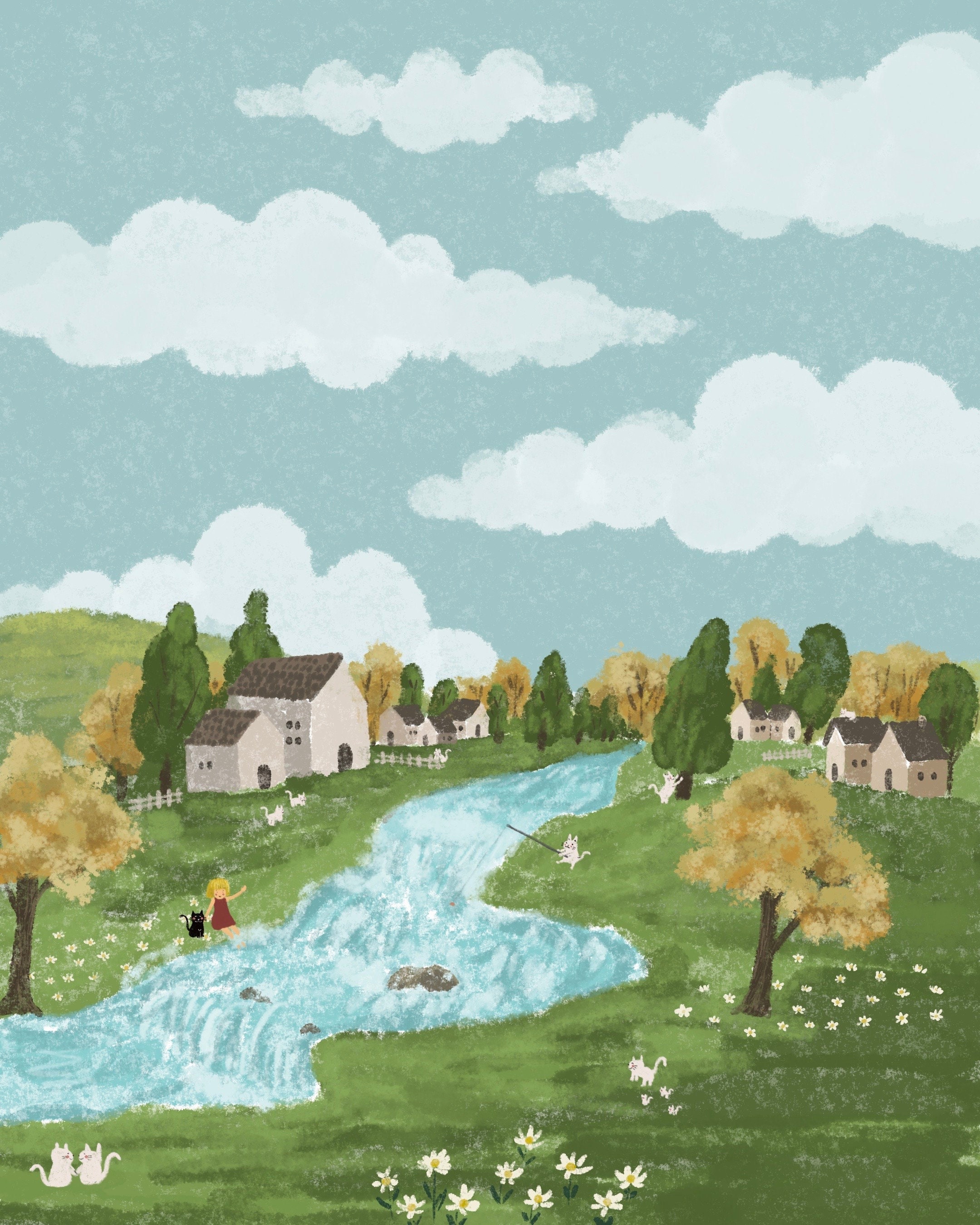 Wallpaper Digital File for Smartphone, Tablet, Ipad, Iphone, Screen ...