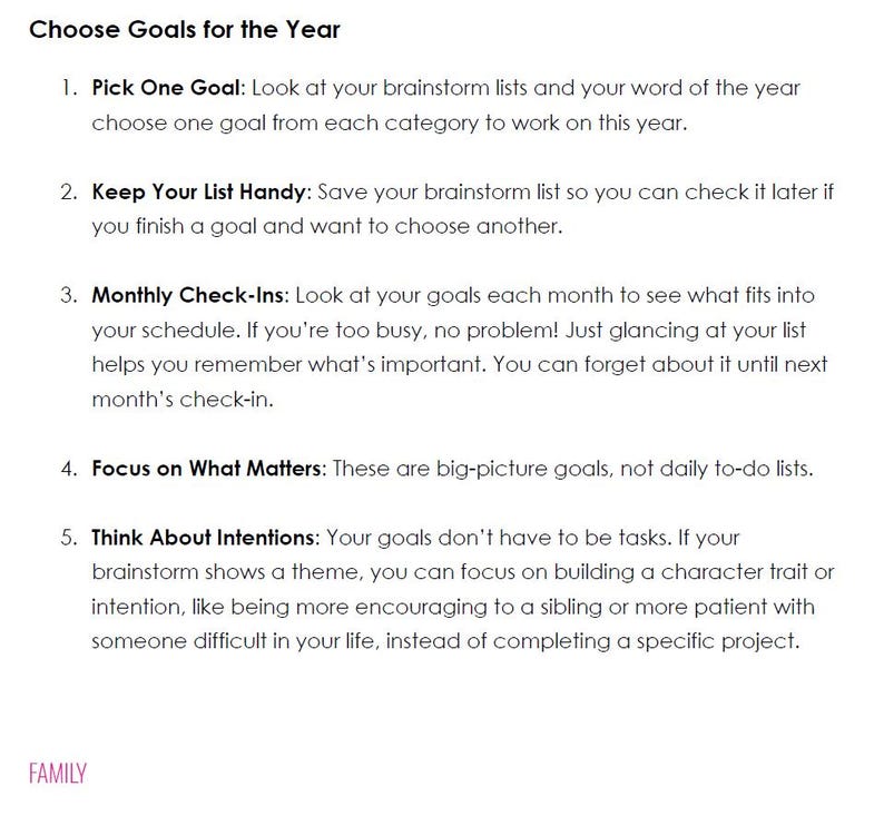 Goal Setting for Kids Worksheet - Etsy
