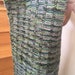 Stylish Hand Knit Green and Gray Broken Garter Scarf-- Merino Wool - Etsy