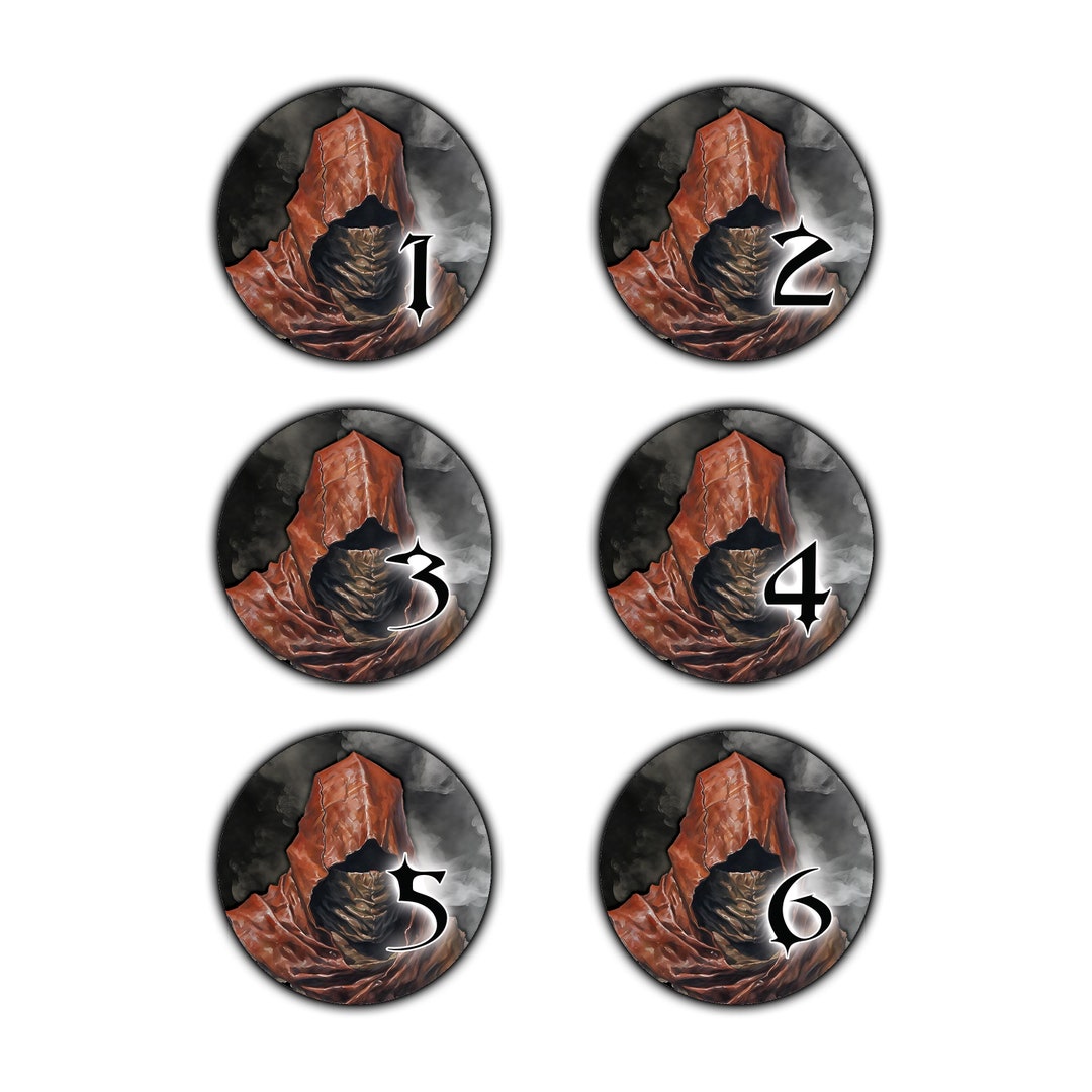 D&D RPG Bandit Tokens Pack x6 - Etsy