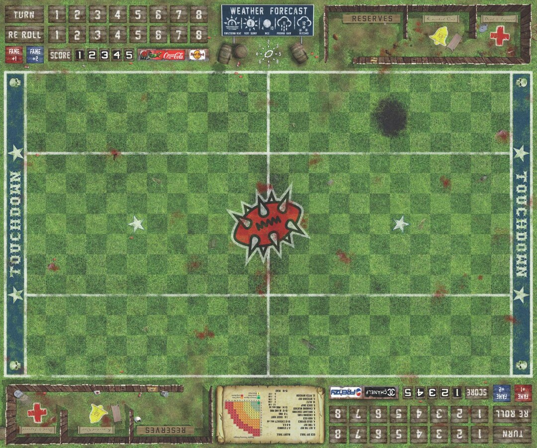 Blood Bowl Compatible - Noble Star Pitch - Etsy