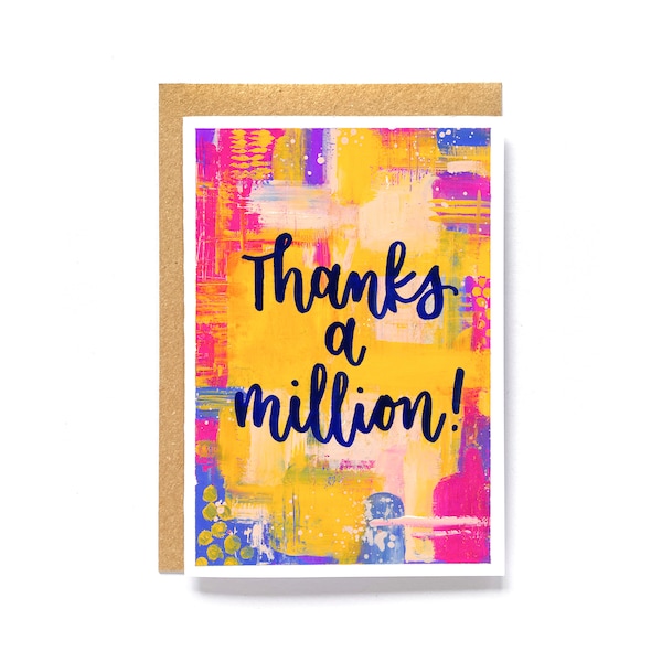 Thanks a Million - Etsy