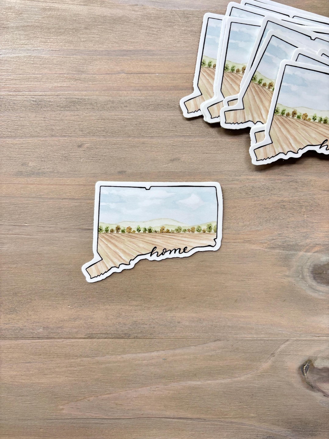 Connecticut STICKER | State Sticker, Home Sticker, Connecticut Home ...