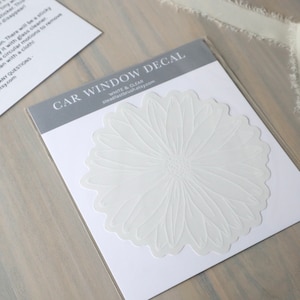 Wildflower CAR DECAL | Flower Window Sticker, Wildflower Car Vynal ...