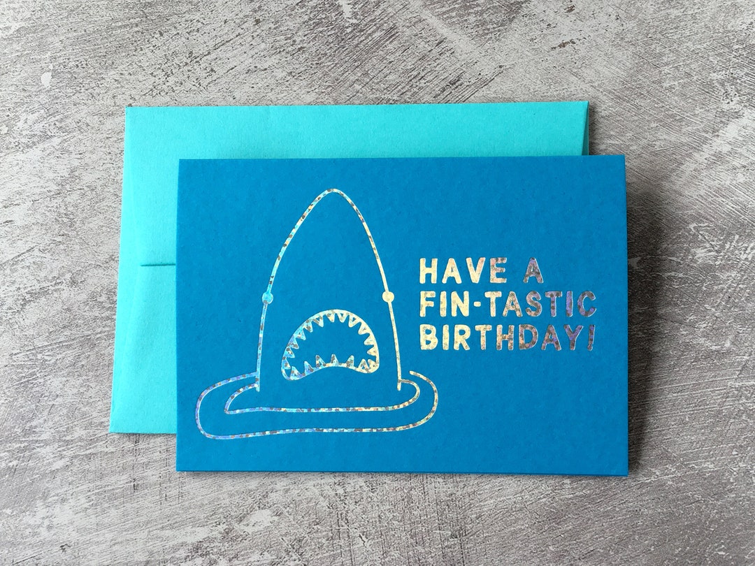 Have a FIN-TASTIC Birthday! - Etsy