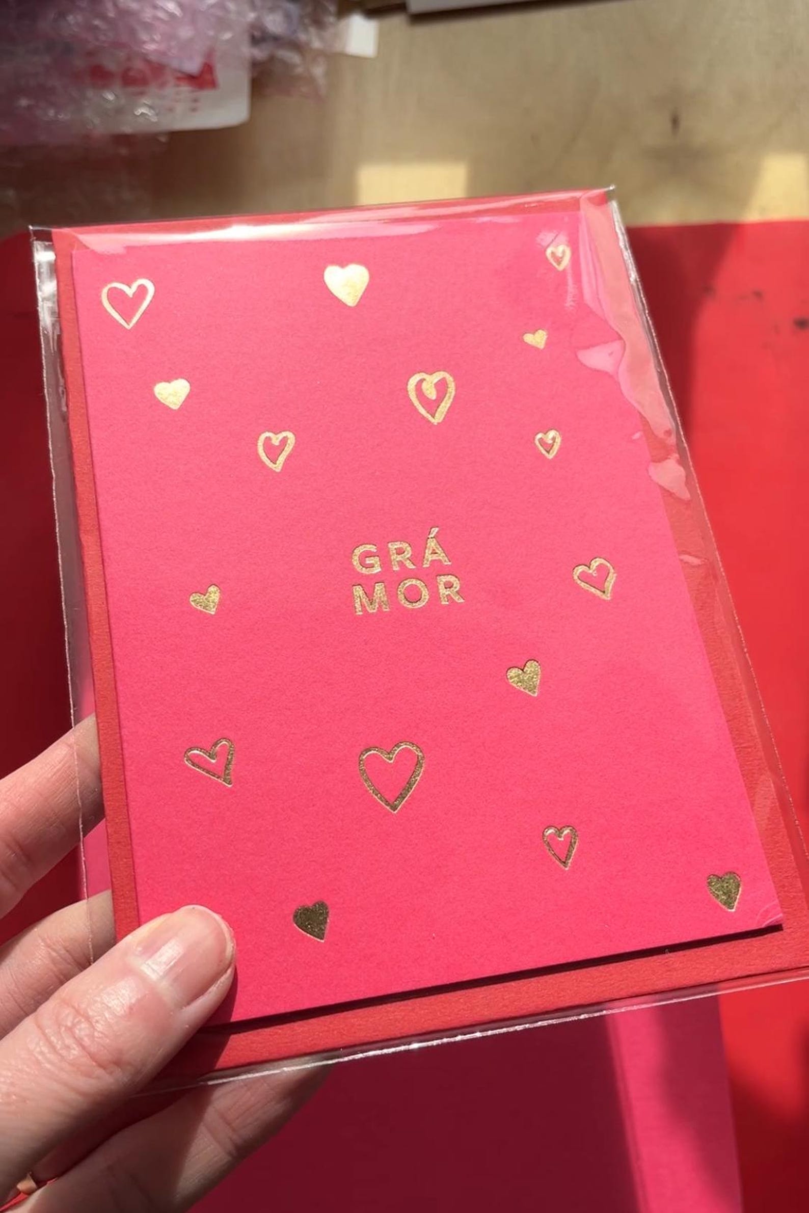 Grá Mor - Irish Gaeilge Valentines Card - Etsy