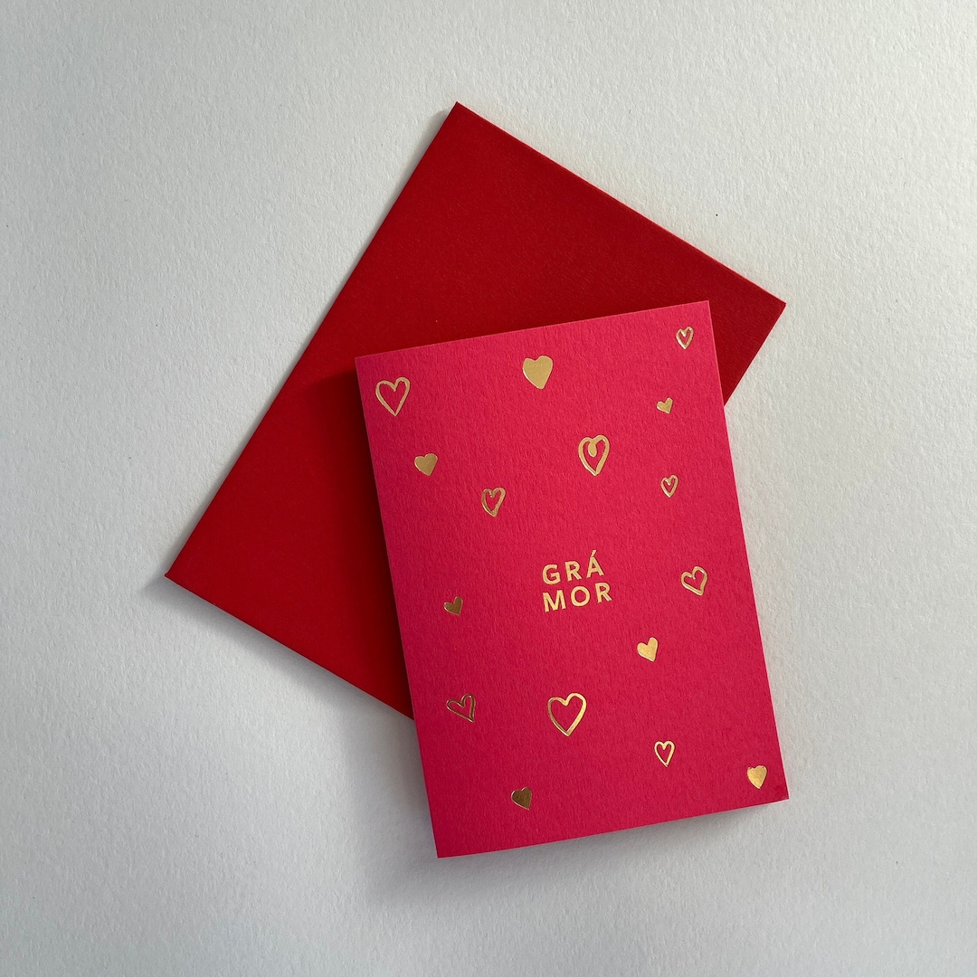 Grá Mor Irish Gaeilge Valentines Card - Etsy