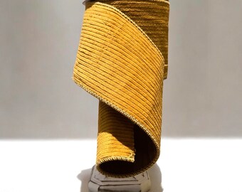 Mustard Yellow Corduroy Ribbon for Fall Wreath Fall Luxury Ribbon for ...