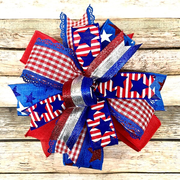 4th July Tree Topper - Etsy