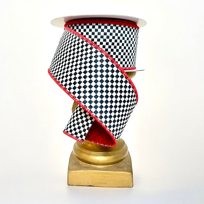 Checkered Ribbon - Etsy