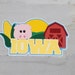 Iowa State Paper Pieced Die Cut Title for Scrapbooking, Card Making ...