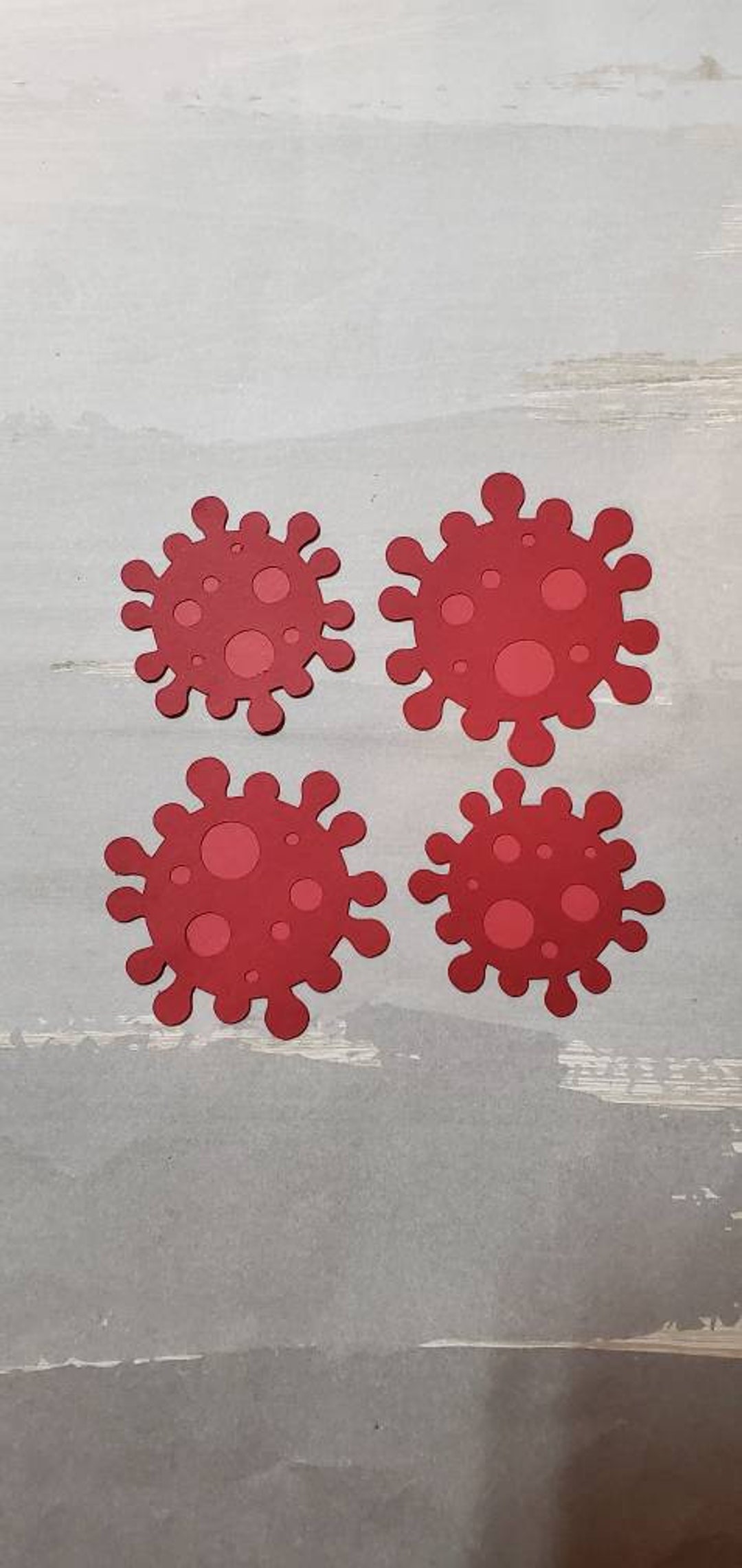 Quarantine Virus Paper Pieced Die Cut Set for Scrapbooking, Card Making ...