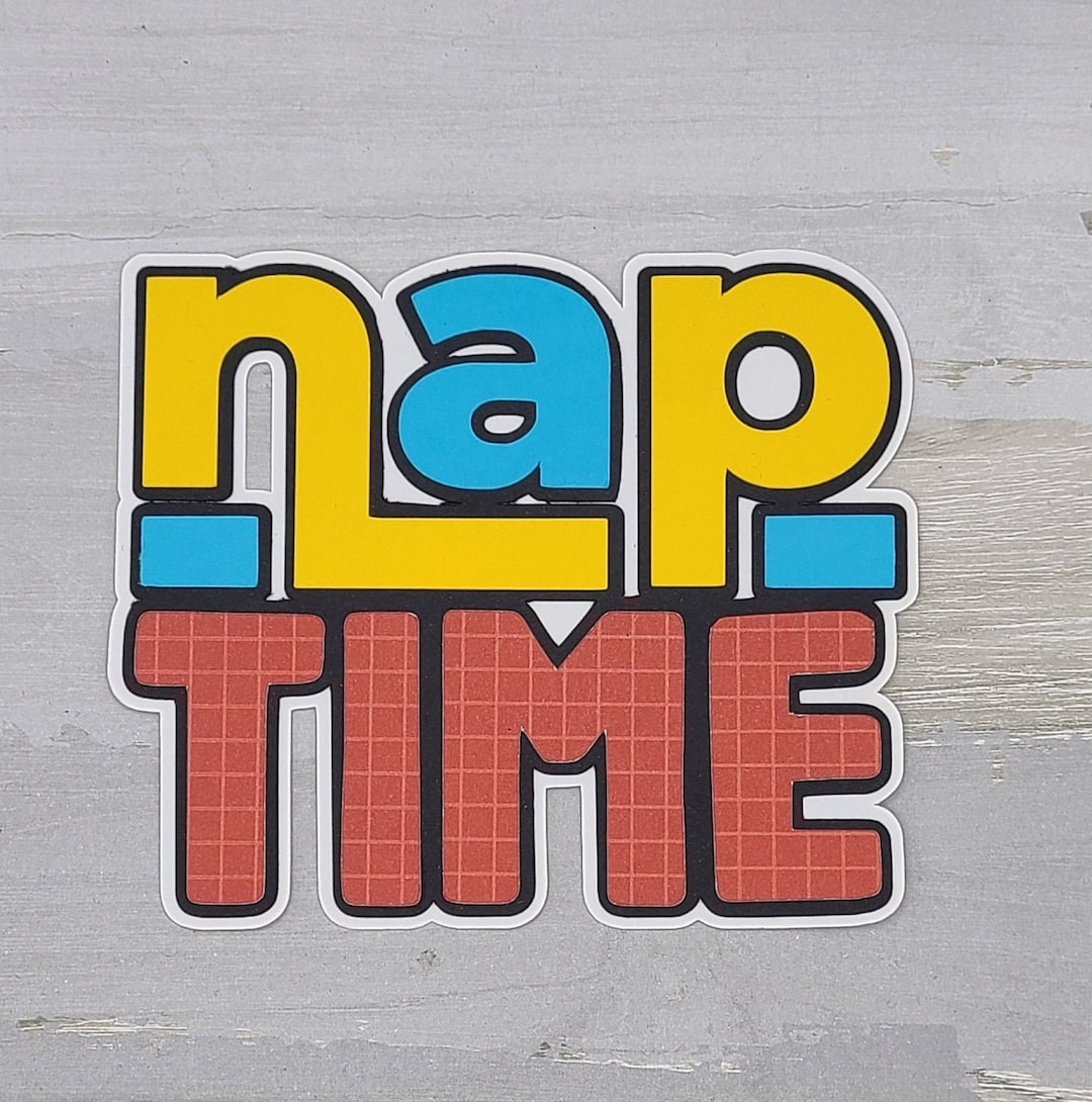 Nap Time Paper Pieced Die Cut Title for Scrapbooking, Card Making, and ...