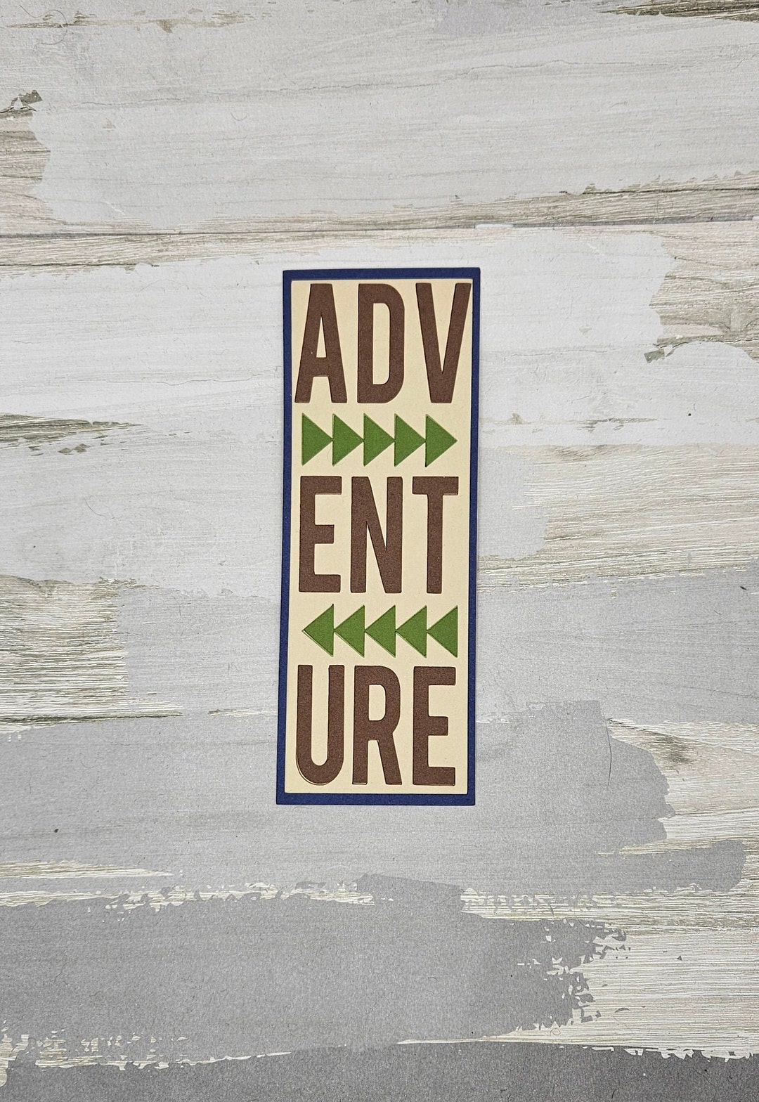 Adventure Paper Pieced Die Cut Title for Scrapbooking, Card Making, and ...