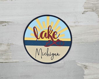 Florida State Paper Pieced Die Cut Title for Scrapbooking and Keepsake ...