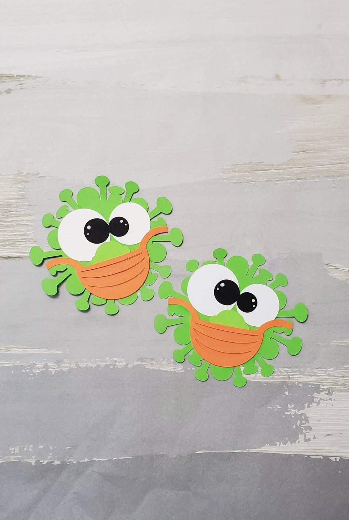 Germs Paper Pieced Die Cuts for Scrapbooking and Card Making - Etsy