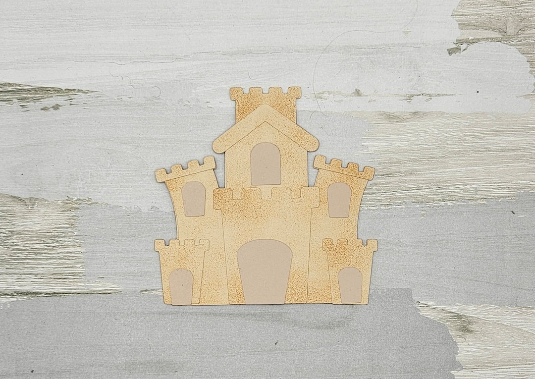 Sand Castle Paper Pieced Die Cut for Scrapbooking, Card Making, and ...