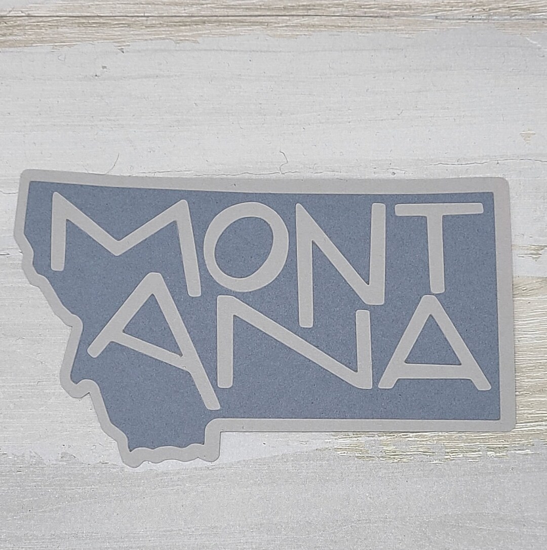 Montana State Paper Pieced Die Cut Title for Scrapbooking, Card Making ...