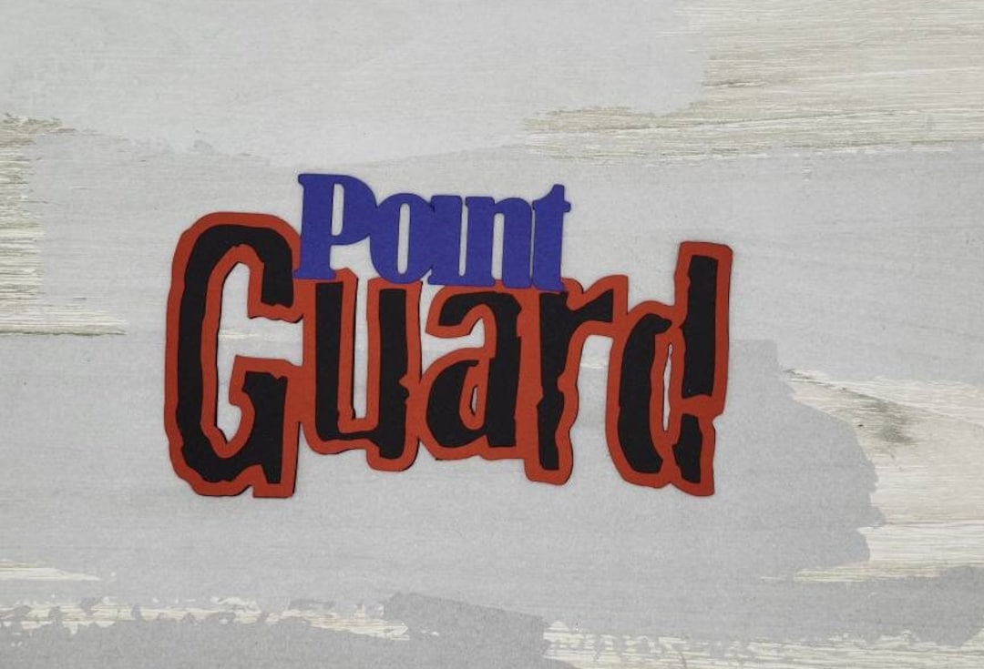 Point Guard Basketball Paper Pieced Die Cut Title for Scrapbooking ...