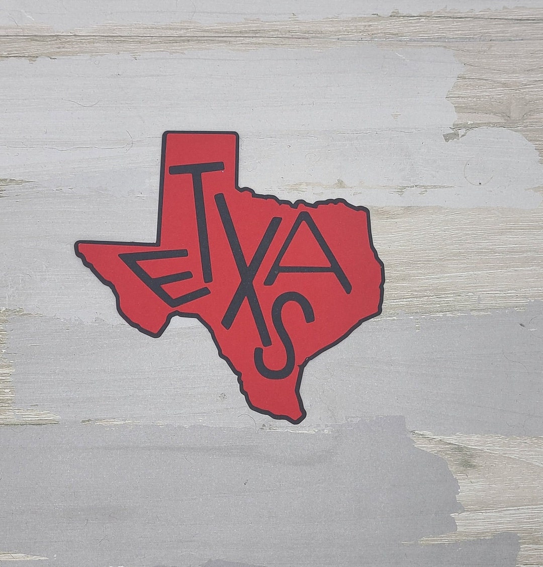 Texas State Paper Pieced Die Cut Title for Scrapbooking, Card Making ...