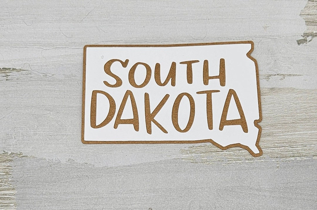 South Dakota State Paper Pieced Die Cut Title for Scrapbooking, Card ...